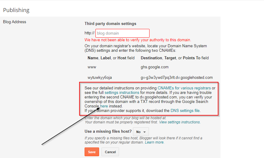DWH PDR domain with google Blogger.com blog - Knowledgebase - Dhaka Web Host