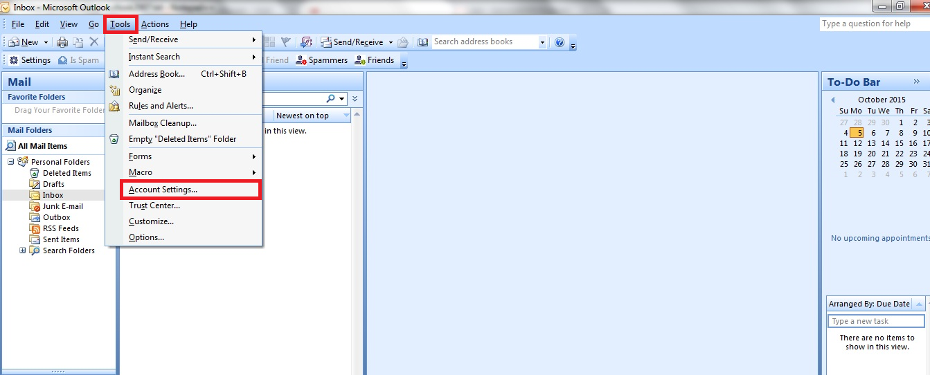 How To Configure Email in Outlook 2007 - Knowledgebase - Dhaka Web Host